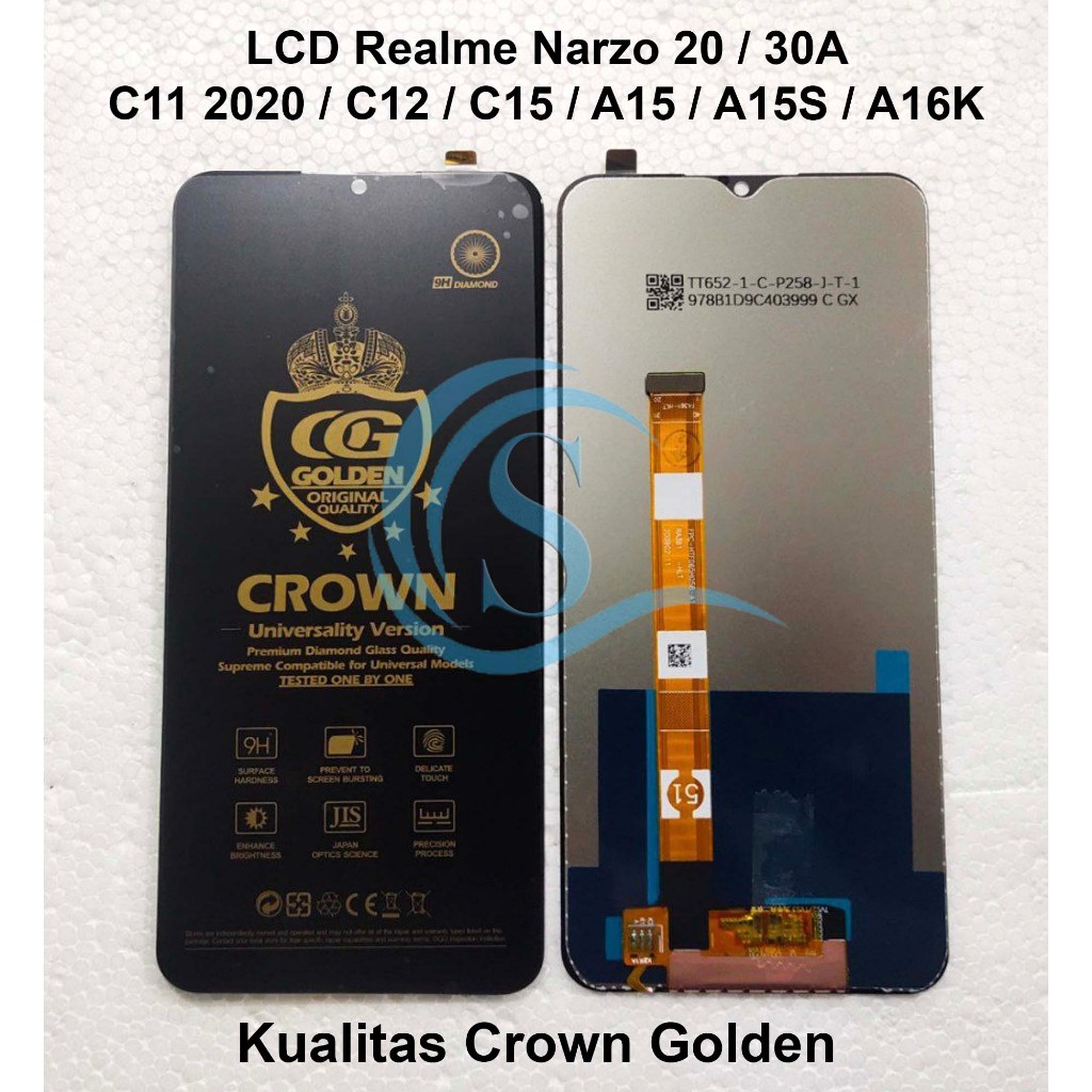Jual LCD Touchscreen Realme C12 / C15 / C11 2020 Narzo 20 / Narzo 30A / Oppo A15 / A15S / A16E ...