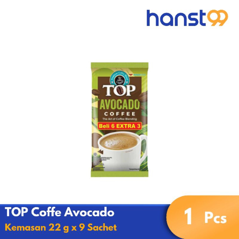 Jual TOP Coffee Kopi Avocado Sachet 9 x 22 g | Shopee Indonesia
