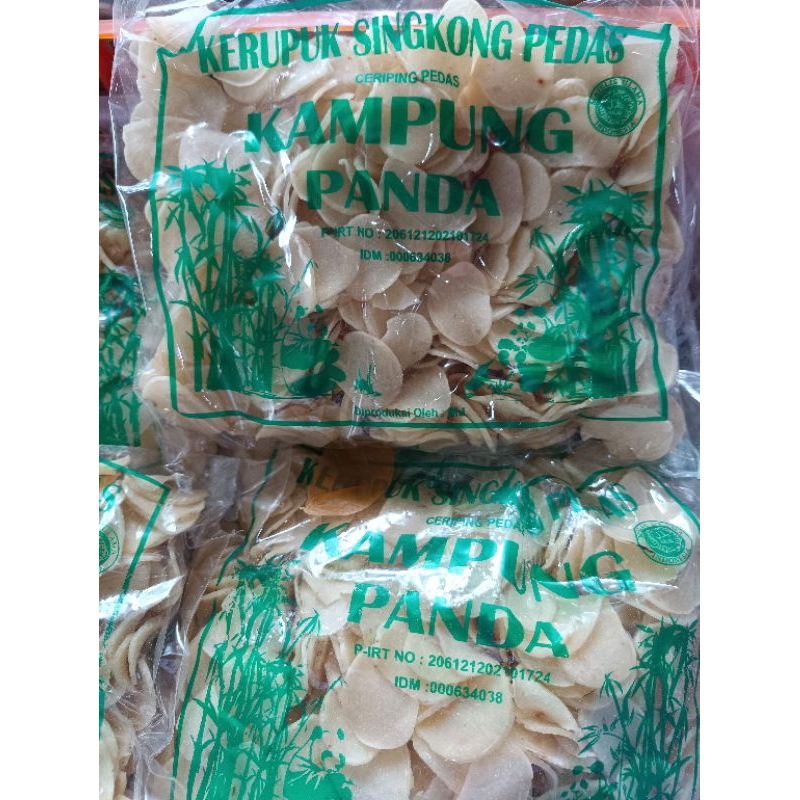 Jual kerupuk singkong pedes kampung panda | Shopee Indonesia