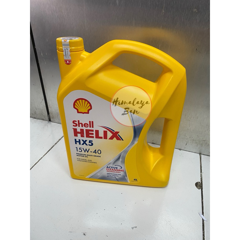 Jual Oli Mesin Shell Helix HX 5 15W 40 Bisa Untuk Bensin & Diesel (4 ...
