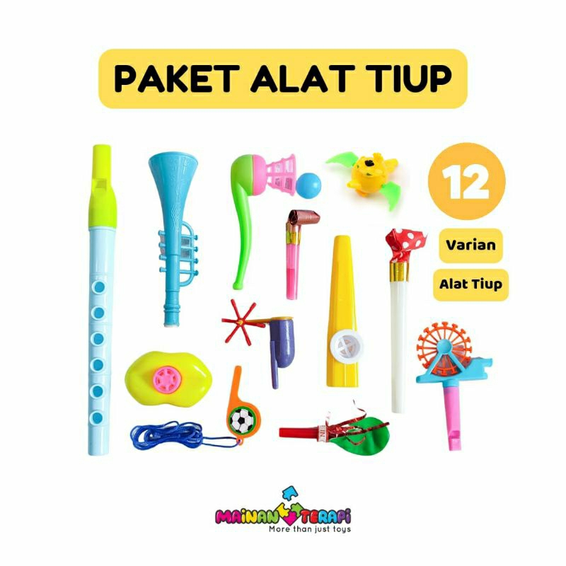 Jual Mainan Terapi Paket Alat Tiup Anak Oral Motor Terapi Wicara ...