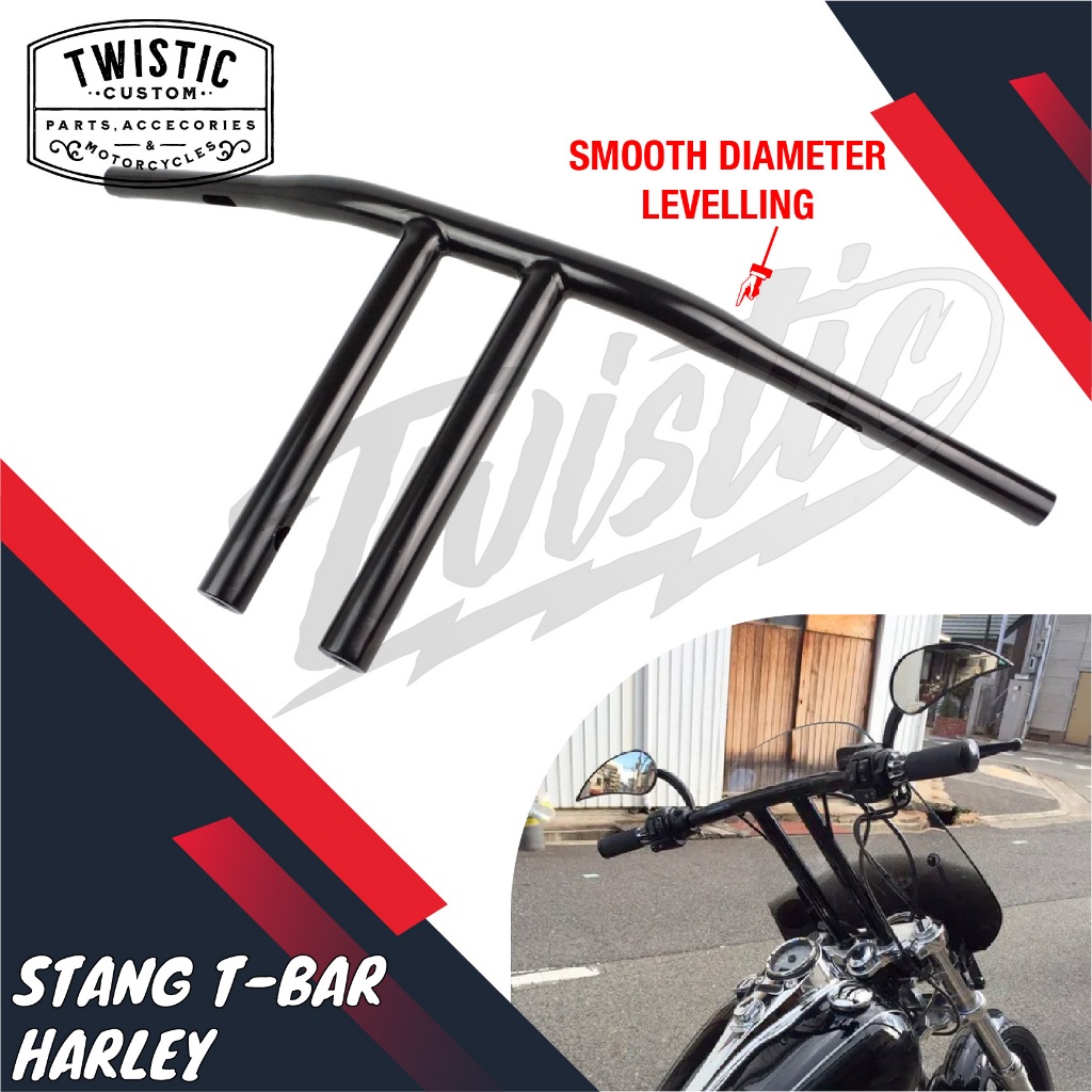Jual Stang T Bar T-Bar Motor Harley Sportster XL 883 1200 48 Dyna ...
