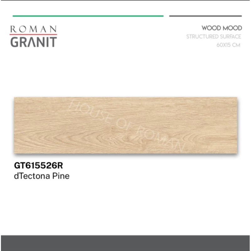 Jual Roman granit dTectona 15x60 / keramik lantai kayu / lantai motif ...