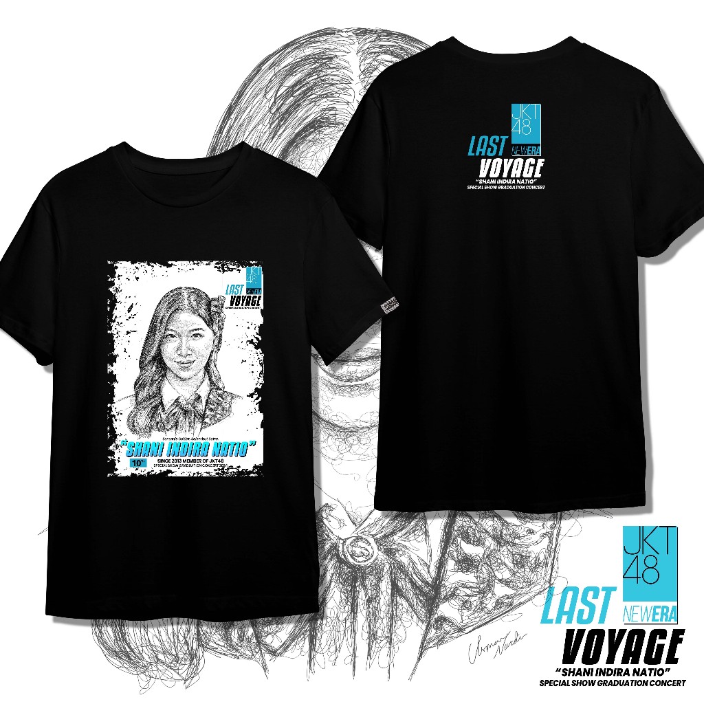 Jual KAOS SHANI JKT48 "LAST VOYAGE" SHANI INDIRA NATIO SPECIAL SHOW ...