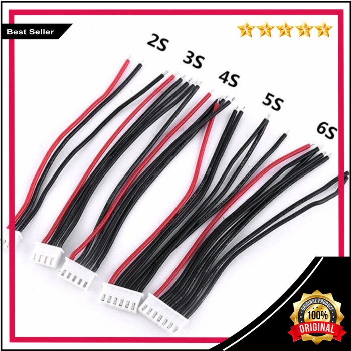 Jual Kabel Balance Charger 2S 3S 4S Lipo baterai | Shopee Indonesia