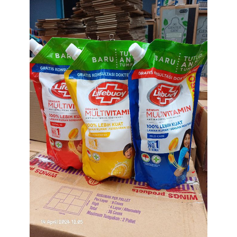 Jual LIFEBUOY sabun mandi cair 800 ml/825 ml KEMASAN BARU ADA TUTUPNYA ...