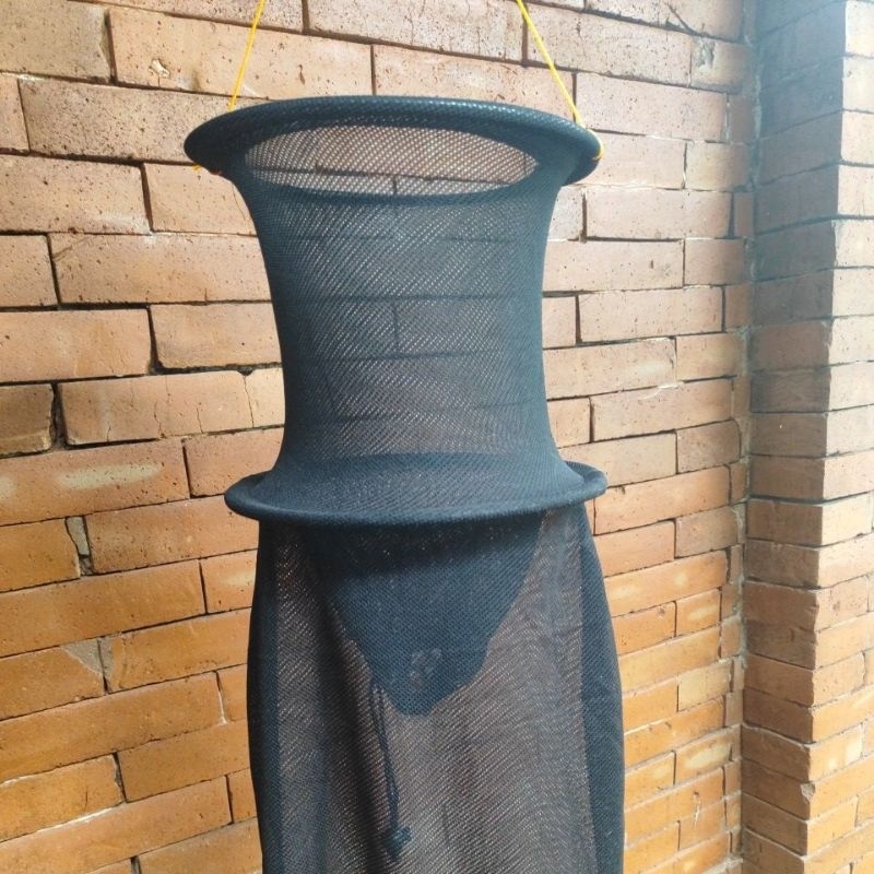 Jual KEPIS KARAMBA WADAH TEMPAT IKAN BAHAN KAIN RAJUT LINGKAR BESI ...