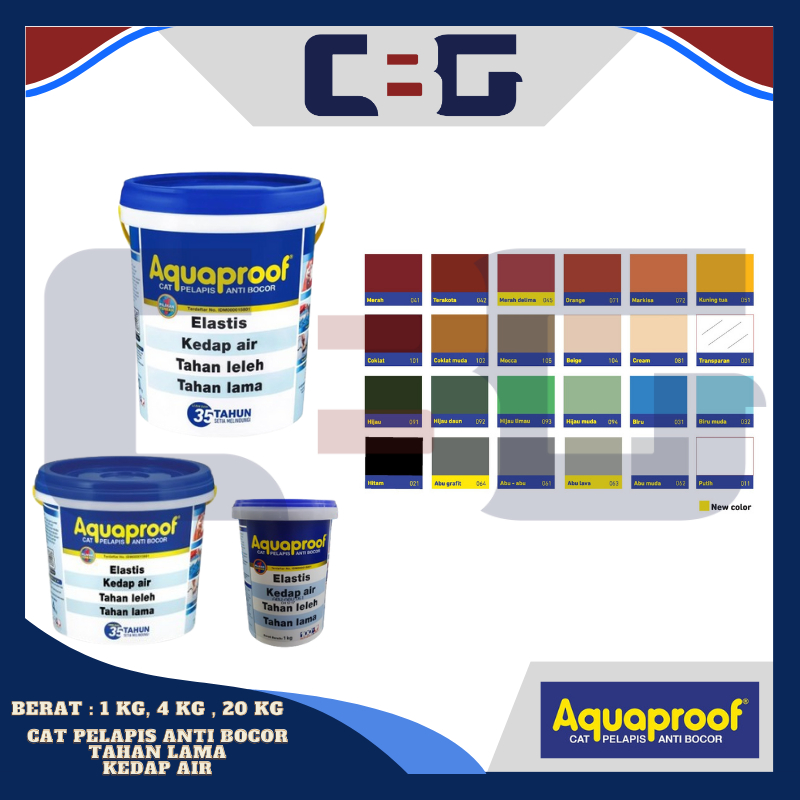 Jual AQUAPROOF 4 KG | Shopee Indonesia
