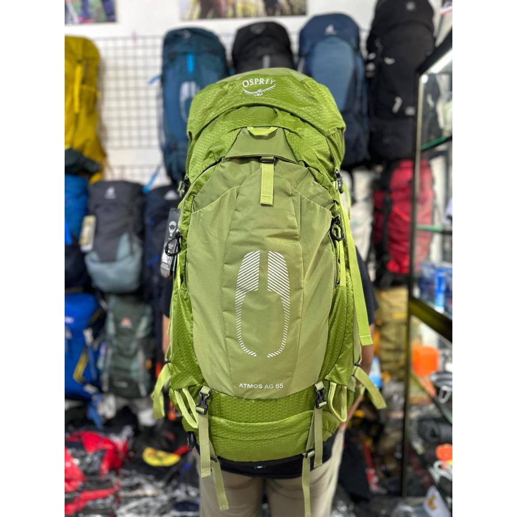 Jual Tas Gunung Keril Osprey Atmos AG 65 L Outdoor Hiking | Shopee Indonesia
