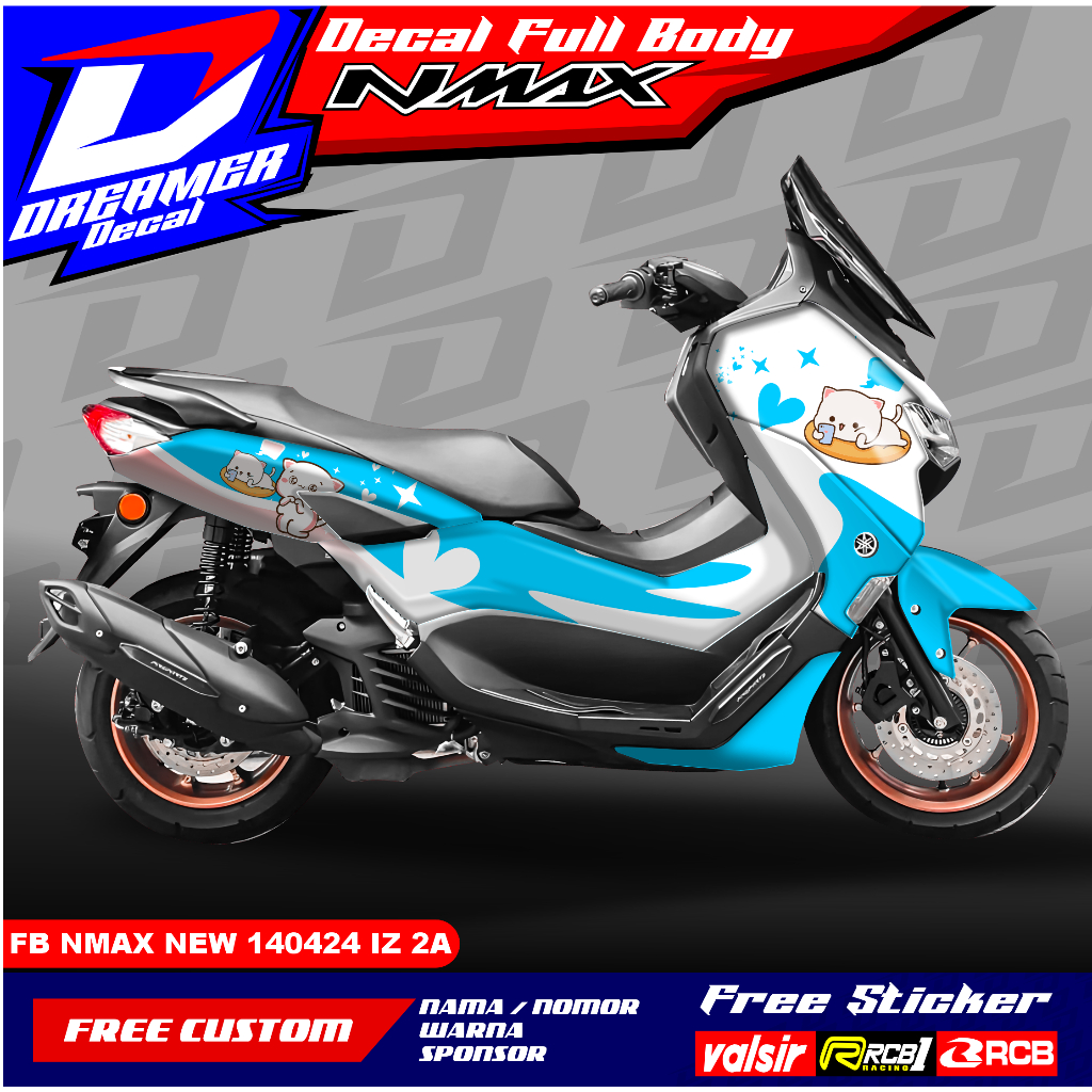 Jual Stiker Sticker Decal Motor YAMAHA NMAX OLD Full Body FB NMAX NEW ...