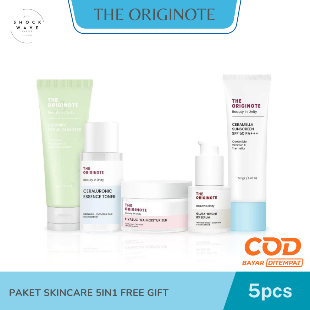 Jual The Originote Paket Basic Skincare 5pcs | Wajah Glowing | Shopee ...