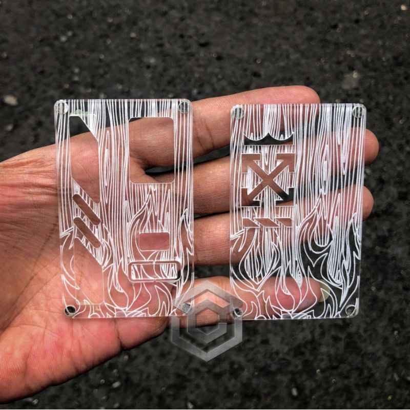 Jual Panel Backdoor Centa B80 Clear Bening Motif Offwhite Crown Wood ...