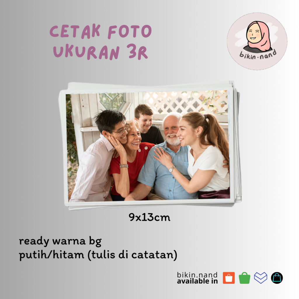Jual CETAK FOTO 3R (9x13cm) - TANPA MINIMUM PEMESANAN - Murah PROSES KILAT Berkualitas | Shopee ...