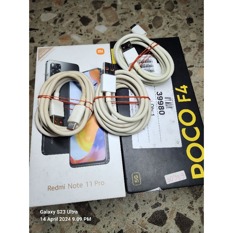 Jual KABEL DATA REDMI NOTE 11 PRO 4G/5G TIPE C BEKAS | Shopee Indonesia