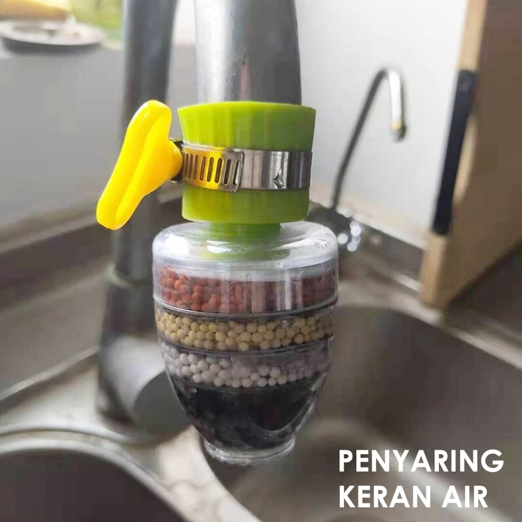 Jual Filter Kran 6 Lapis Saringan Air Wastafel Penyaring Air Kotor ...