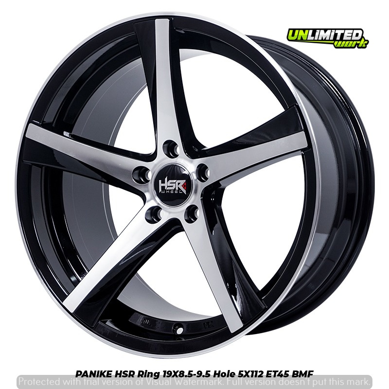 Jual Velg HSR Palang 5 Ring 19 Pelek Mercedes Benz Mercy Pcd 5X112 Lebar 8,5/9,5 Inch PANIKE ...