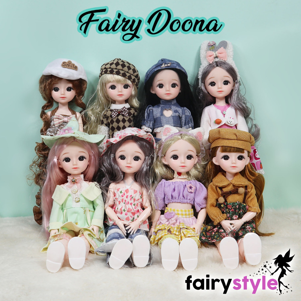 Jual Boneka Fairy Doona BJD Ukuran 1/6 (30cm) Korean Princess Doll ...