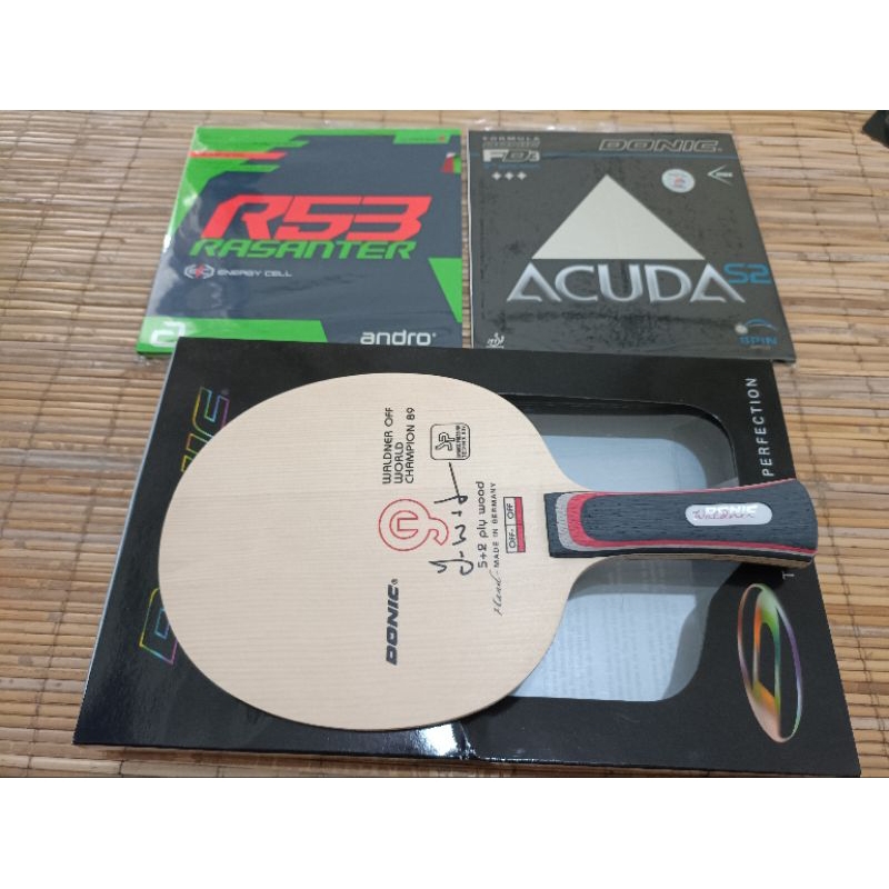 Jual PAKET BATS TENIS MEJA DONIC WALDNER WC 89 PLUS ANDRO R53 ORIGINAL ...