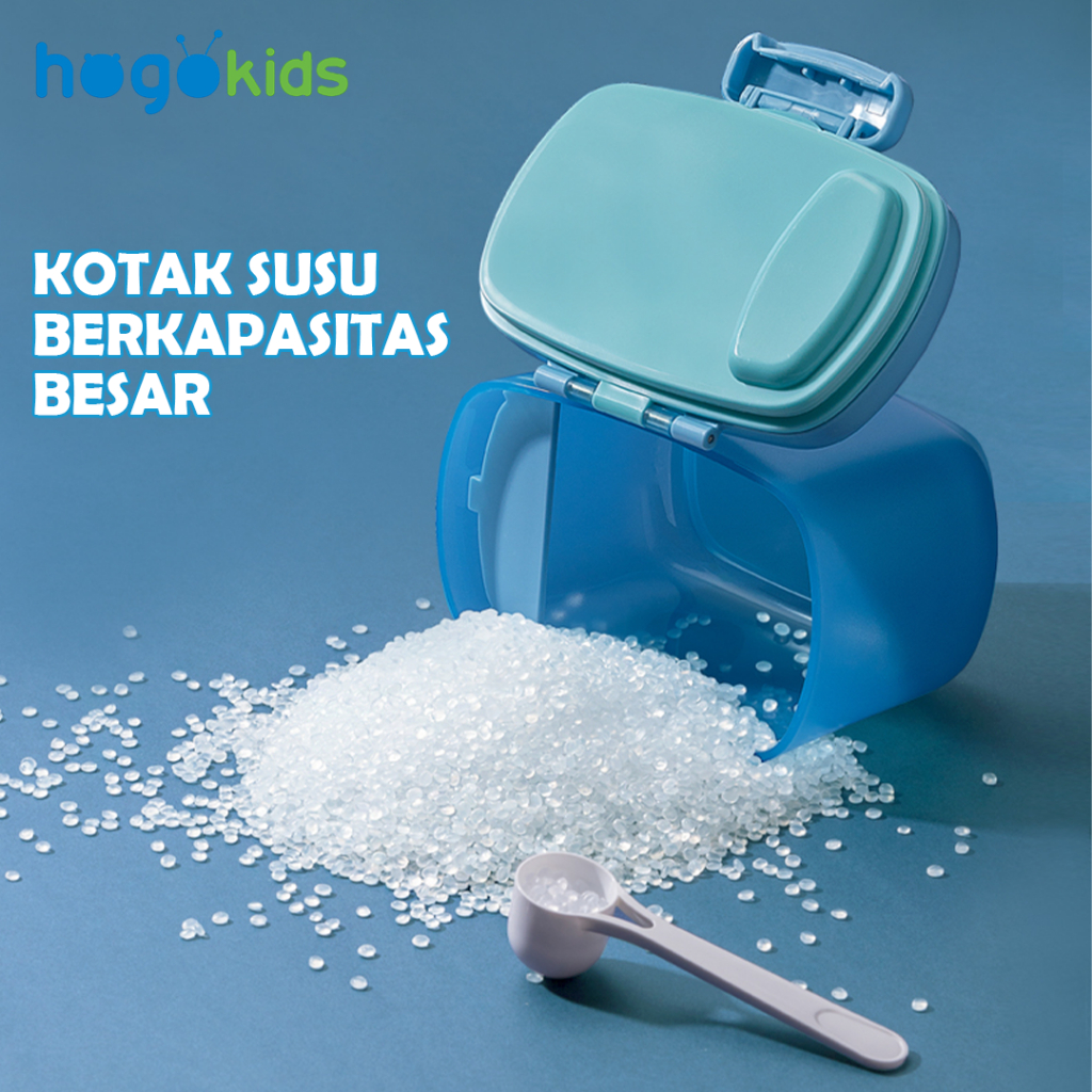 Jual HOGOKIDS kotak susu portable, anti bocor bebas BPA, menampung 300g | Shopee Indonesia
