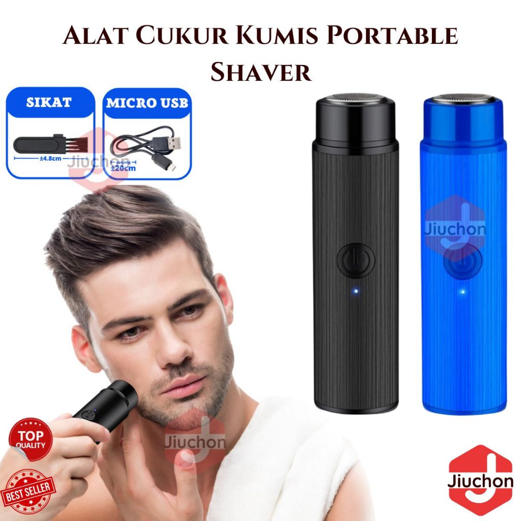 Jual JIUCHON Mini Electric Shaver Mini Alat Cukur Jenggot Kumis Bulu ...