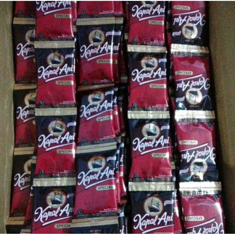 Jual Kapal Api Special 1 Renteng Isi 10pcs @6g Kopi Bubuk Serbuk Hitam ...