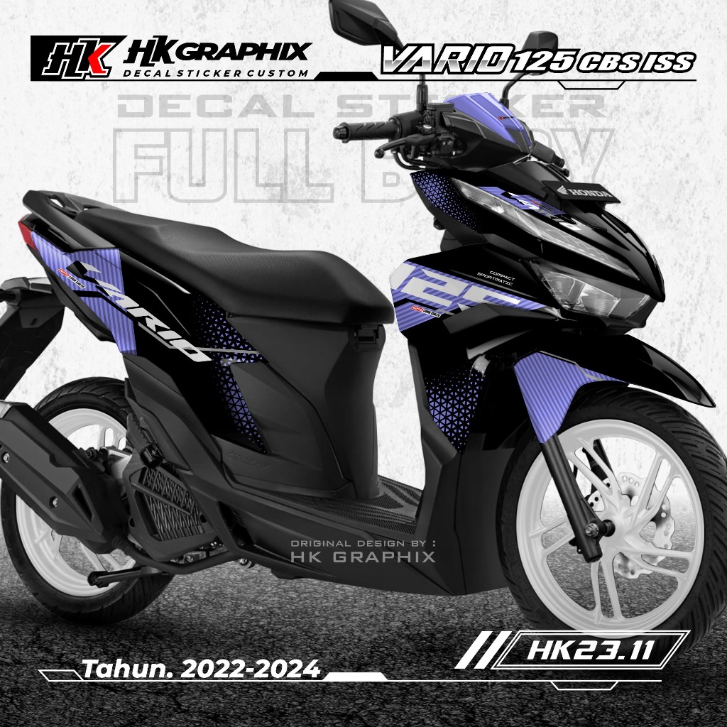 Jual Decal Sticker Vario 125 New CBS Tahun 2022 2023 2024 Full Body ...