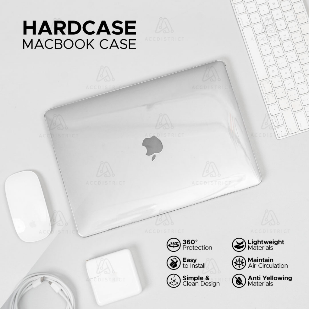 Jual MacBook Case Clear / Bening / Transparan | Air Pro 11 13 14 15 16 ...