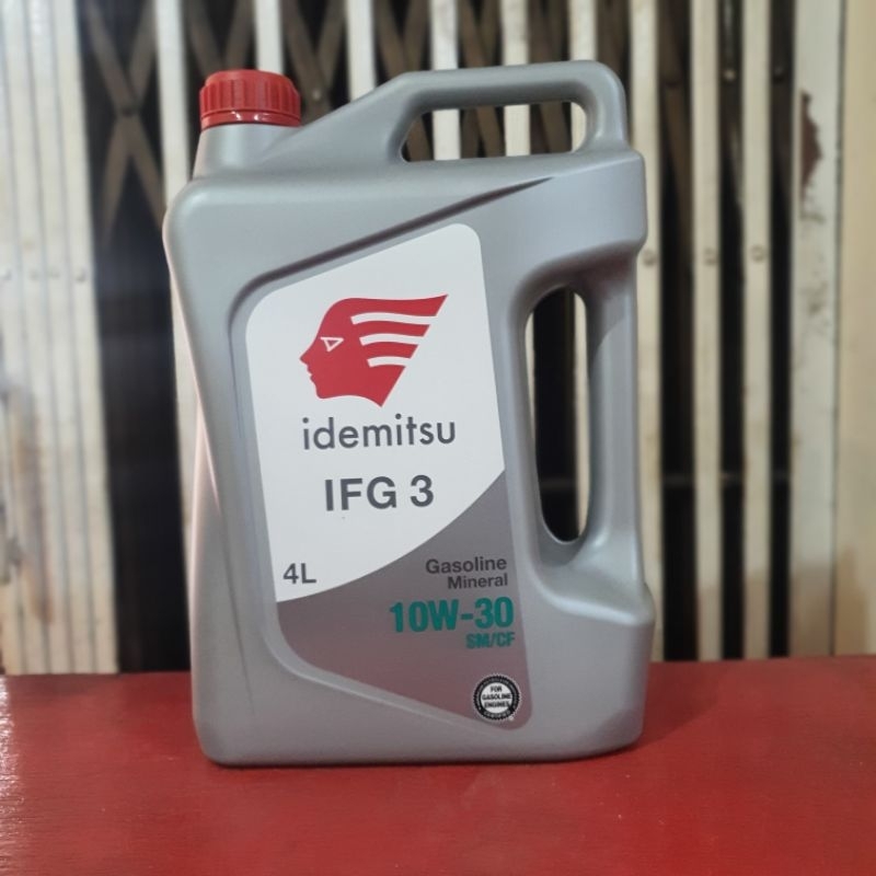 Jual OLI IDEMITSU 10W 30 SM/CF GALON ISI 4 LT - MINERAL | Shopee Indonesia