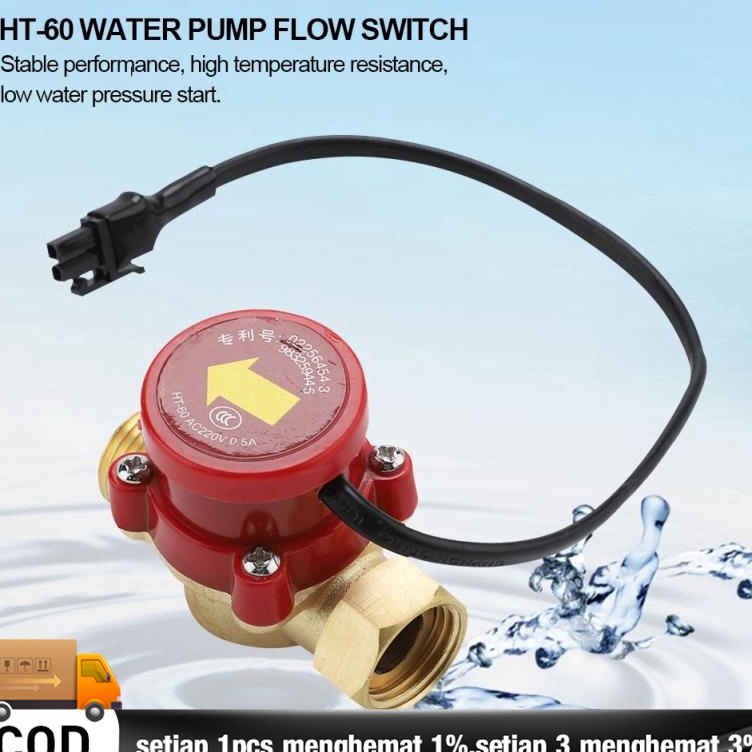 Jual CZ Flow Switch 34 Inch Otomatis Pompa Air Dorong Booster Pump 12 ...