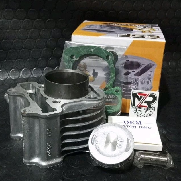 Jual BLOK SEHER 53,5//54,5 MM K44/BORING SET PISTON BORE UP 130 CC HONDA BEAT POP/STREET SCOOPY ...