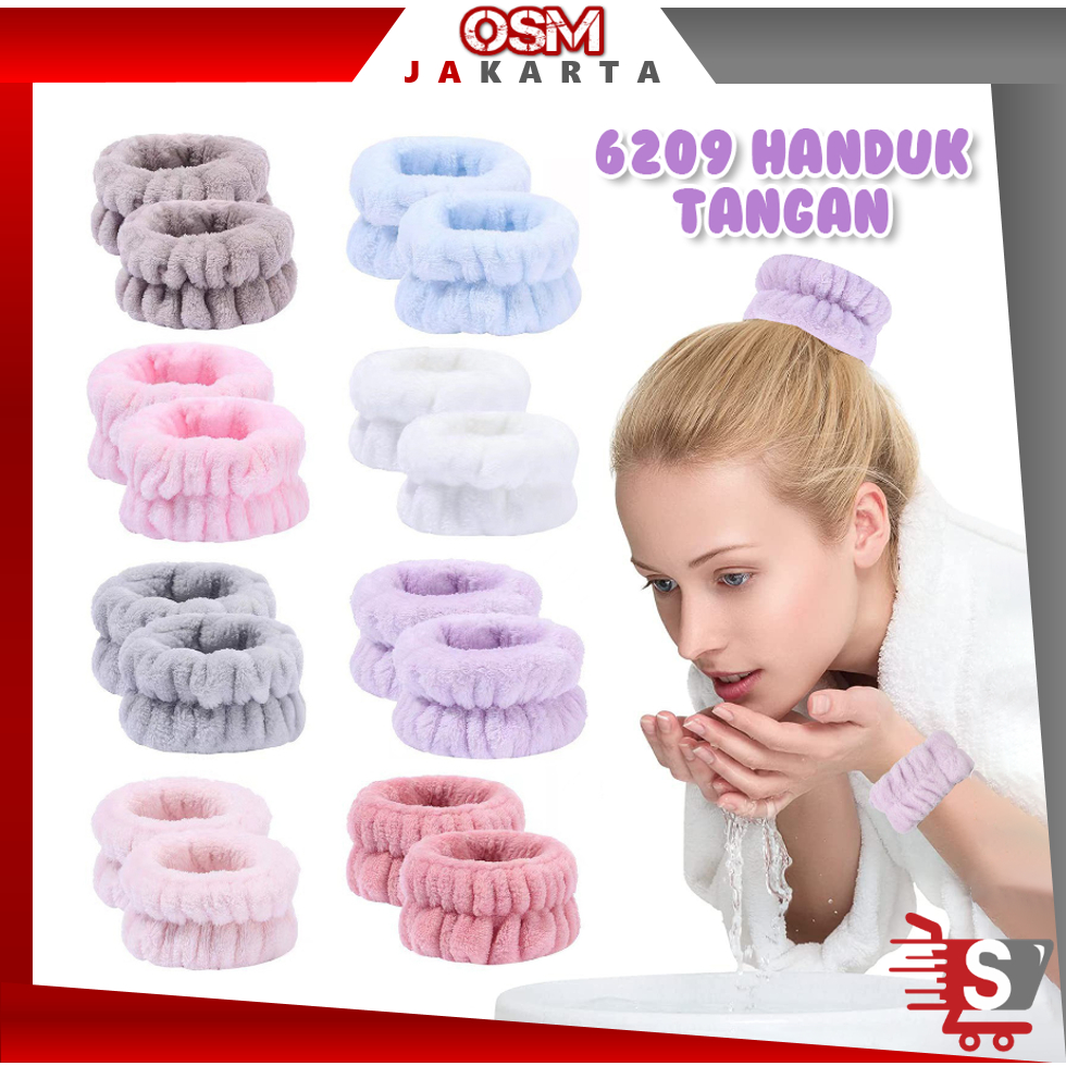 Jual OSM JKT 6209 Handuk Pergelangan Tangan / Hand Towel Anti Basah Isi ...