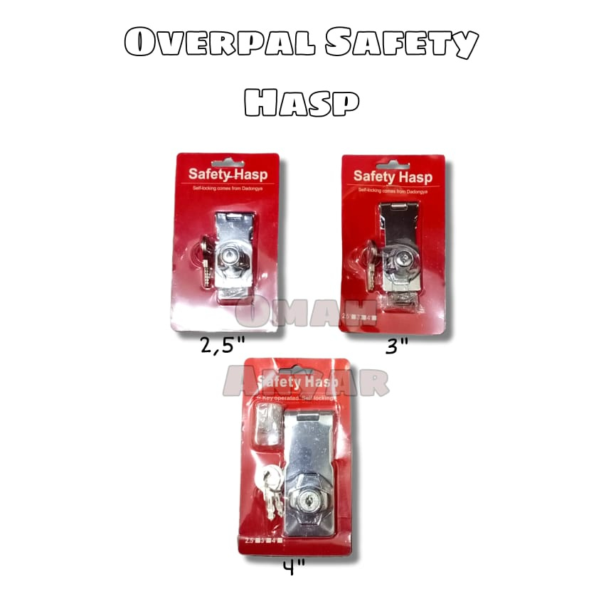 Jual Overpal Overpall Kunci safety Hasp | Shopee Indonesia