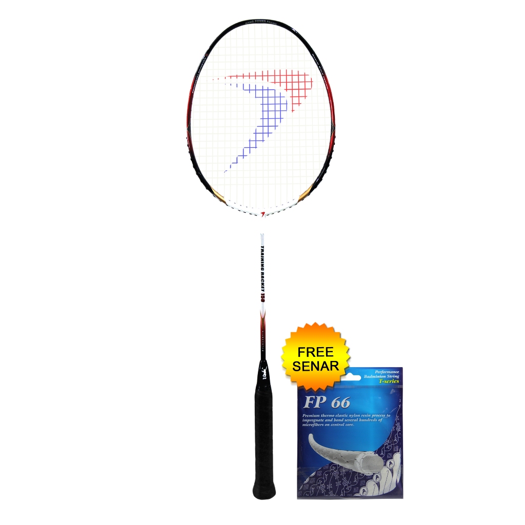 Jual Flypower Raket Training Badminton Berat 150 gr - White Black Free ...