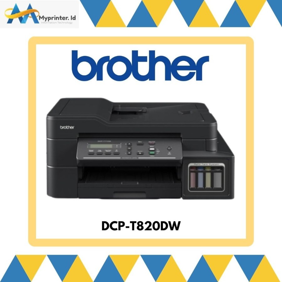 Jual Brother DCP-T820DW Printer Ink Tank Wireless All In One-NEW | Shopee Indonesia