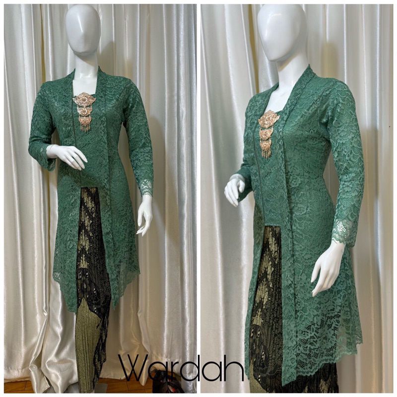 Jual Kebaya Tunik / Tunik Brokat / Kebaya Modern / Kebaya Tile / Kebaya kutu baru modern/ Batik ...