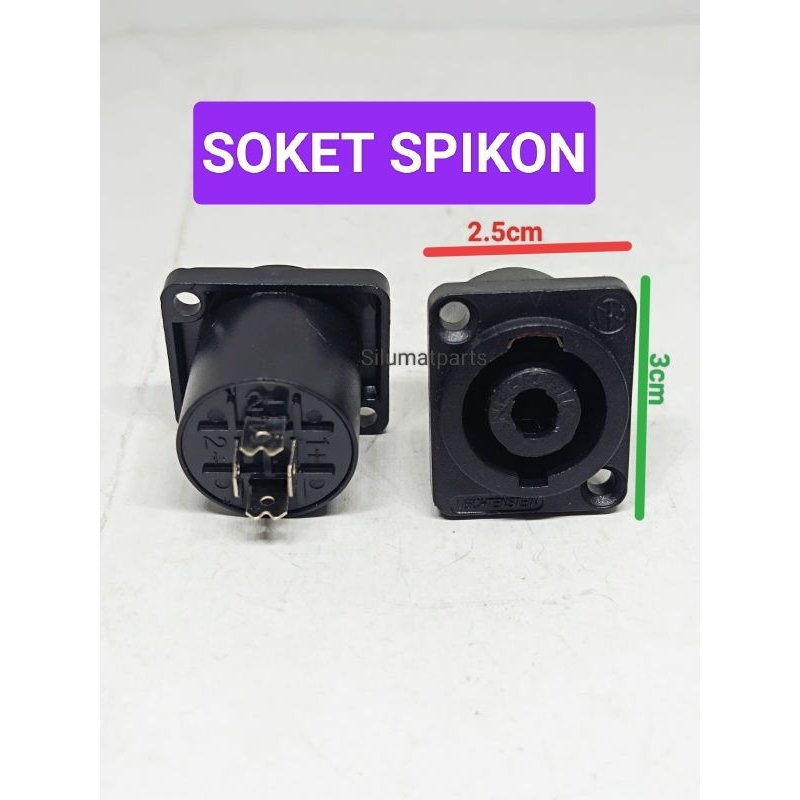 Jual Socket Spikon Hitam Warna Warni Socket spc Hitam Biru Orange Merah ...