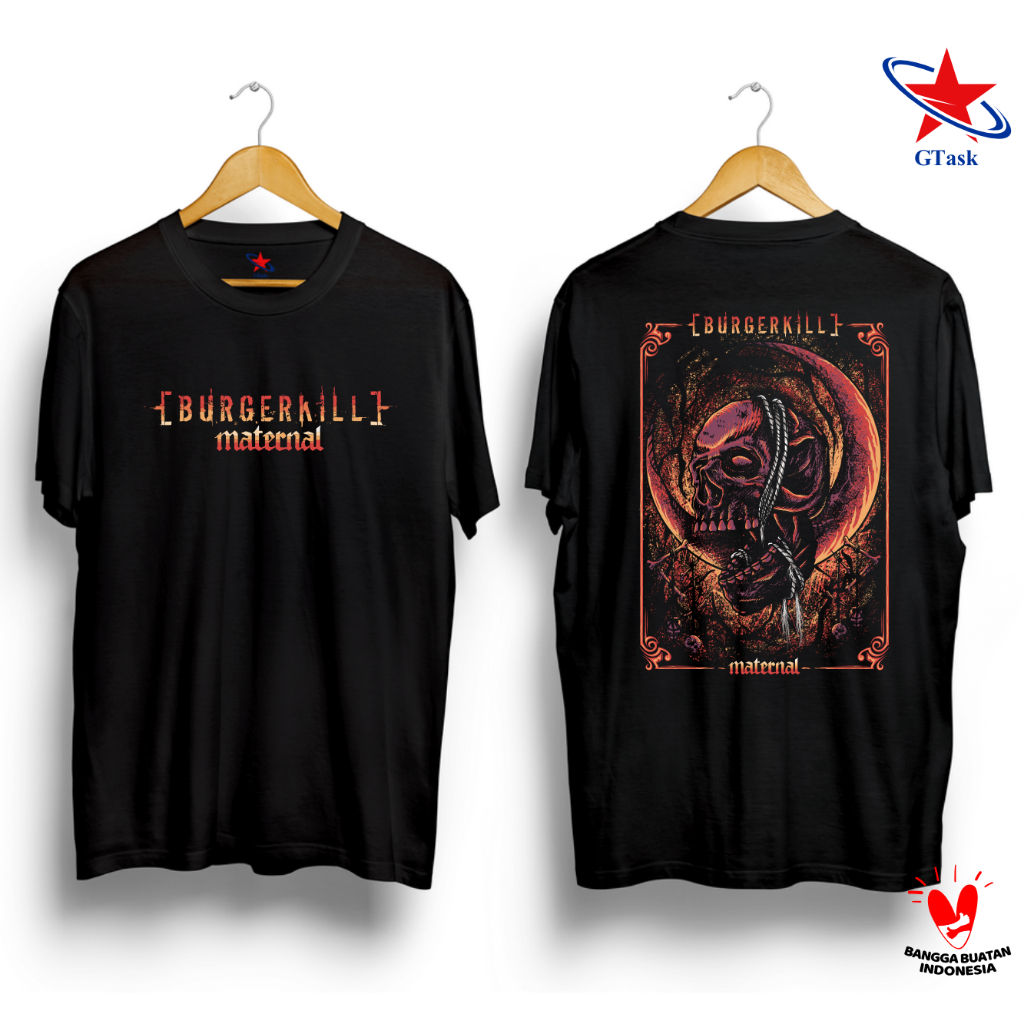 Jual Baju Kaos Burgerkill Maternal | Tshirt Distro Band Musik Cotton ...