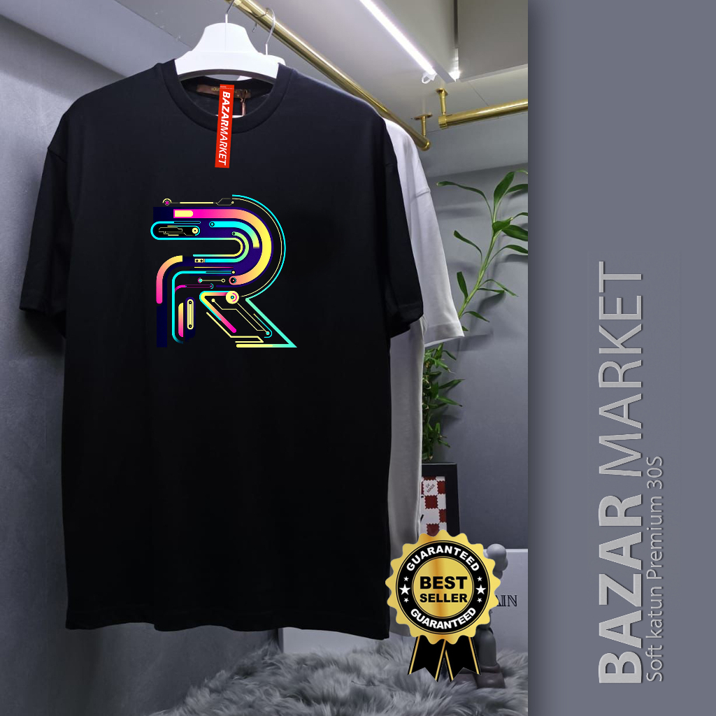 Jual Kaos Initial Inisial Nama Logo Huruf Abjad A B C D E F G H I J K L ...