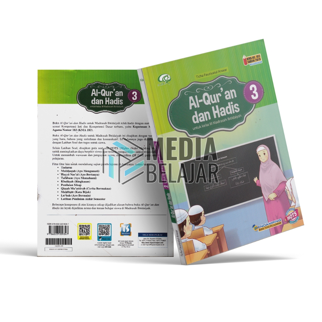 Jual Buku Kelas 3 SD/MI Madrasah Ibtidaiyah KMA 183 Aqila Tiga Serangkai Revisi Terbaru 2024 ...