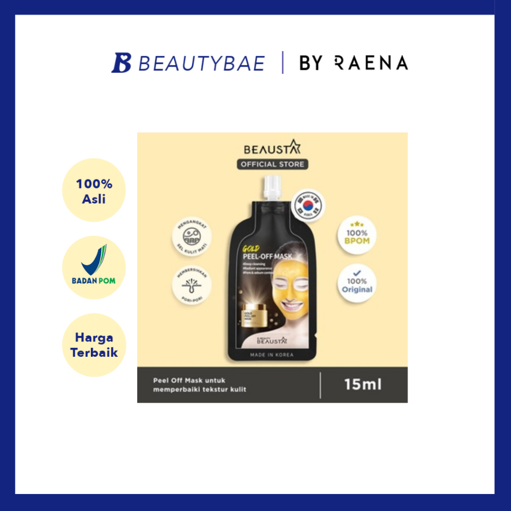 Jual Beausta Gold Peel Off Mask (20Ml) | Shopee Indonesia