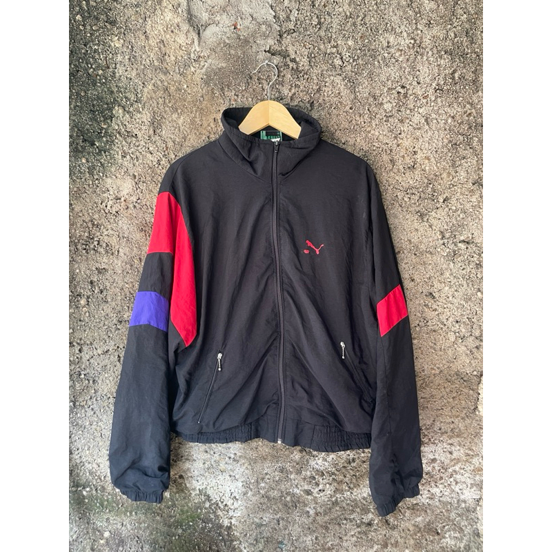 Jual Fs Jaket Puma Colour block Windbreaker Vintage | Shopee Indonesia