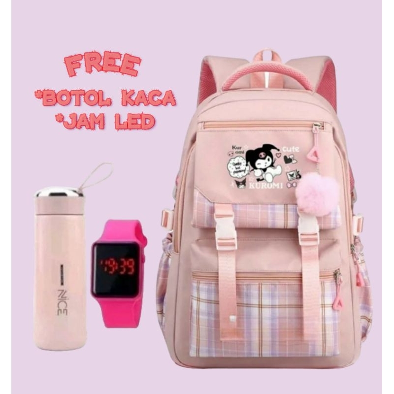 Jual TAS RANSEL ANAK SEKOLAH KARAKTER KUROMI SD SMP SMA MURAH BANYAK BONUS | Shopee Indonesia