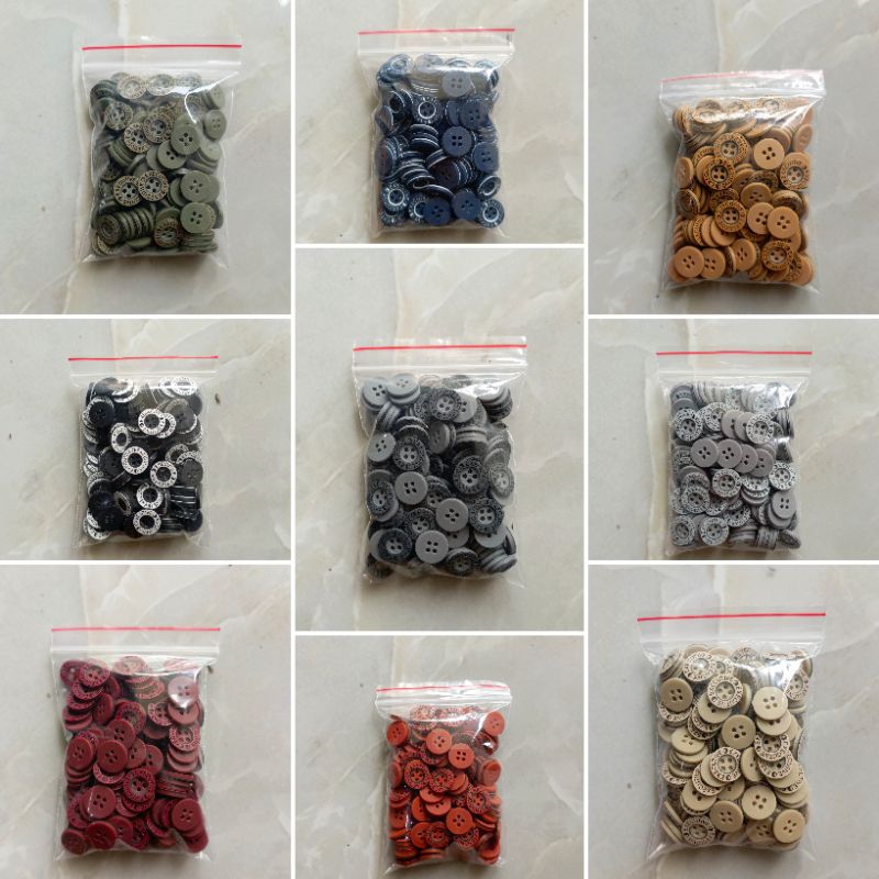 Jual Kancing kemeja / baju motif executive 144pcs / Kancing Hias ...