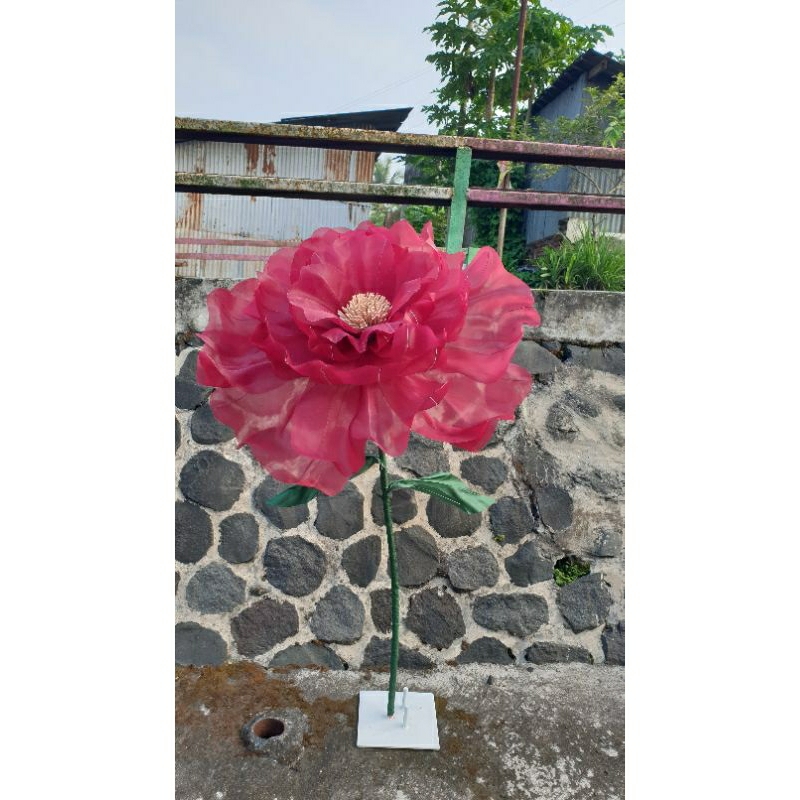Jual Giant Flower Raisya Bunga Hiasan Kain Organza Kelopak Besar ...