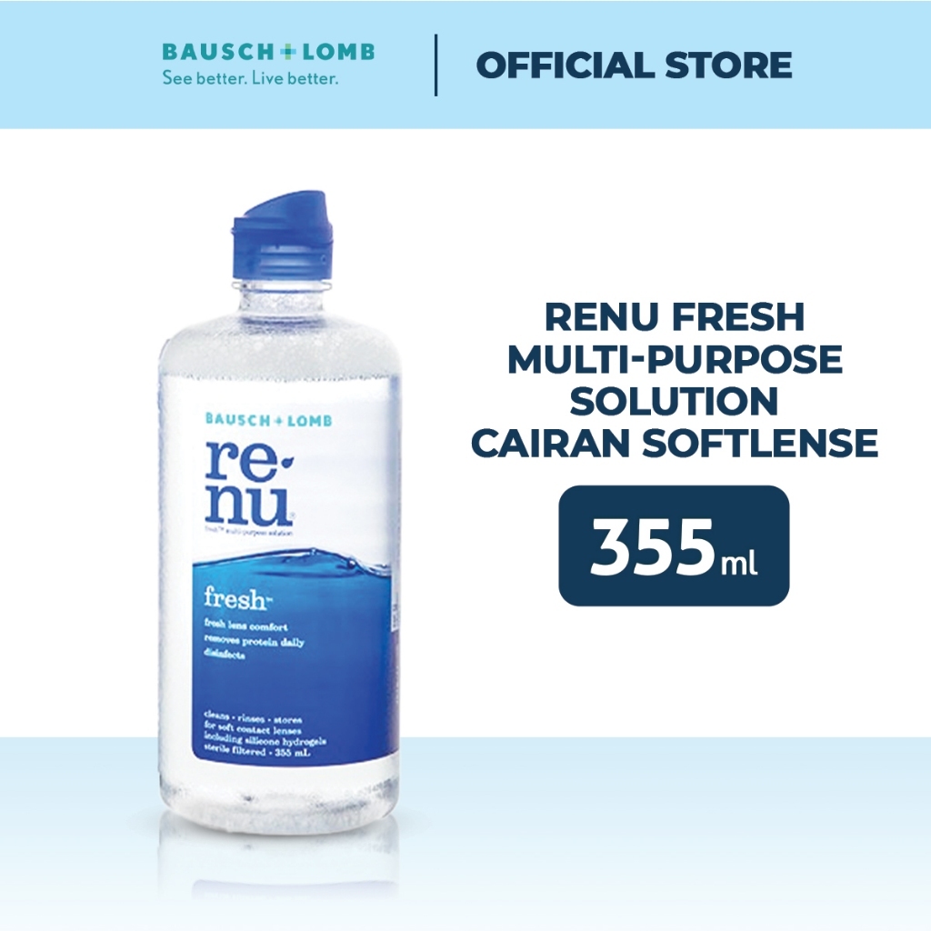 Jual Air Softlens Renu Colour & Fresh & Bio True 60ml 300ml 355ml By ...