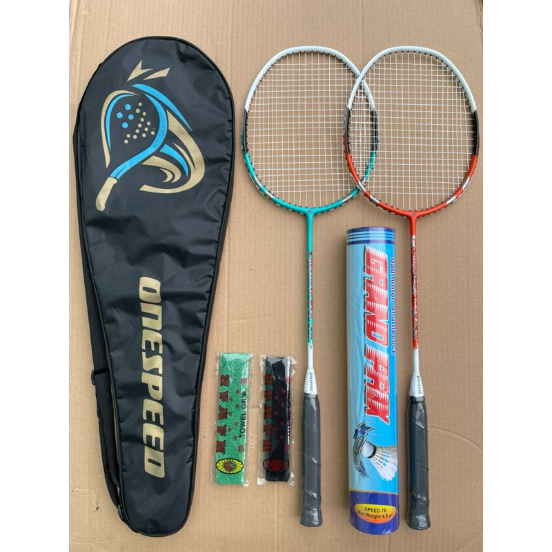 Jual RAKET BULUTANGKIS ONESPEED Raket Langsungan Raket + Grip + Tas ...
