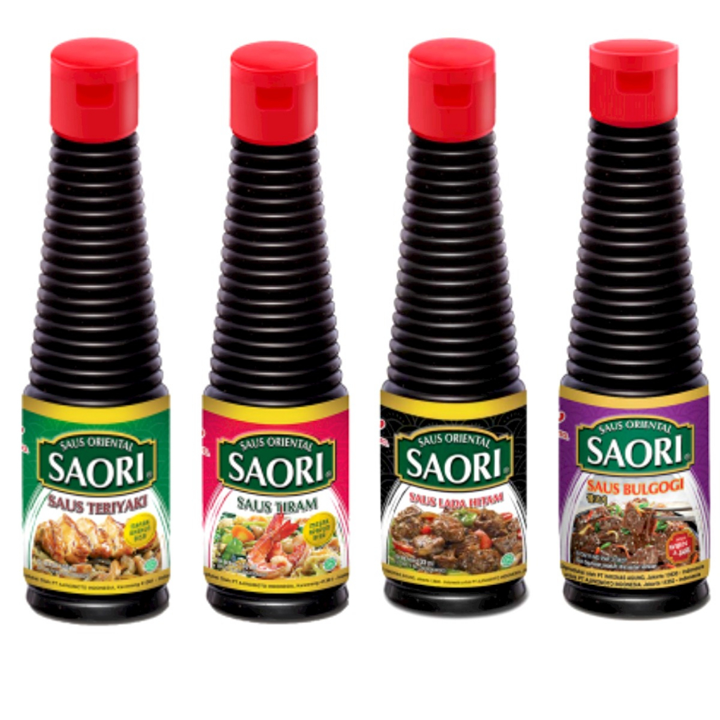 Jual Saori Saus Botol 133ml Saus Tiram | Saus Lada | Saus Hitam ...