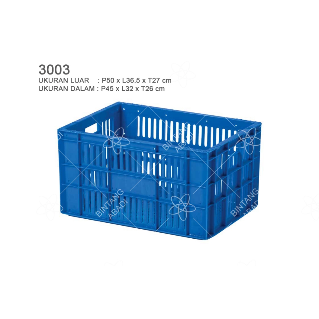 Jual Keranjang Industri Serbaguna 3003 Rabbit Container Plastik Box ...
