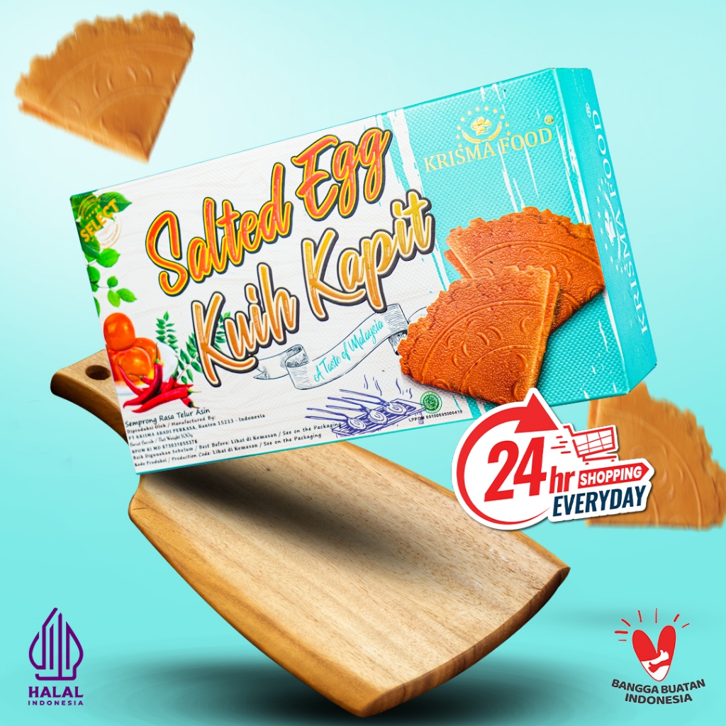 Jual SALTED EGG KUIH KAPIT - GANDA | KRISMA FOOD | Shopee Indonesia