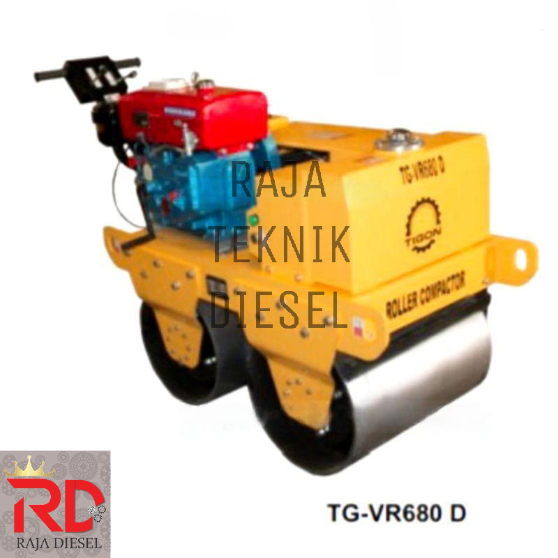 Jual Mesin Baby Roller Compactor Pemadat Jalan Diesel TIGON TG-VR680 D ...